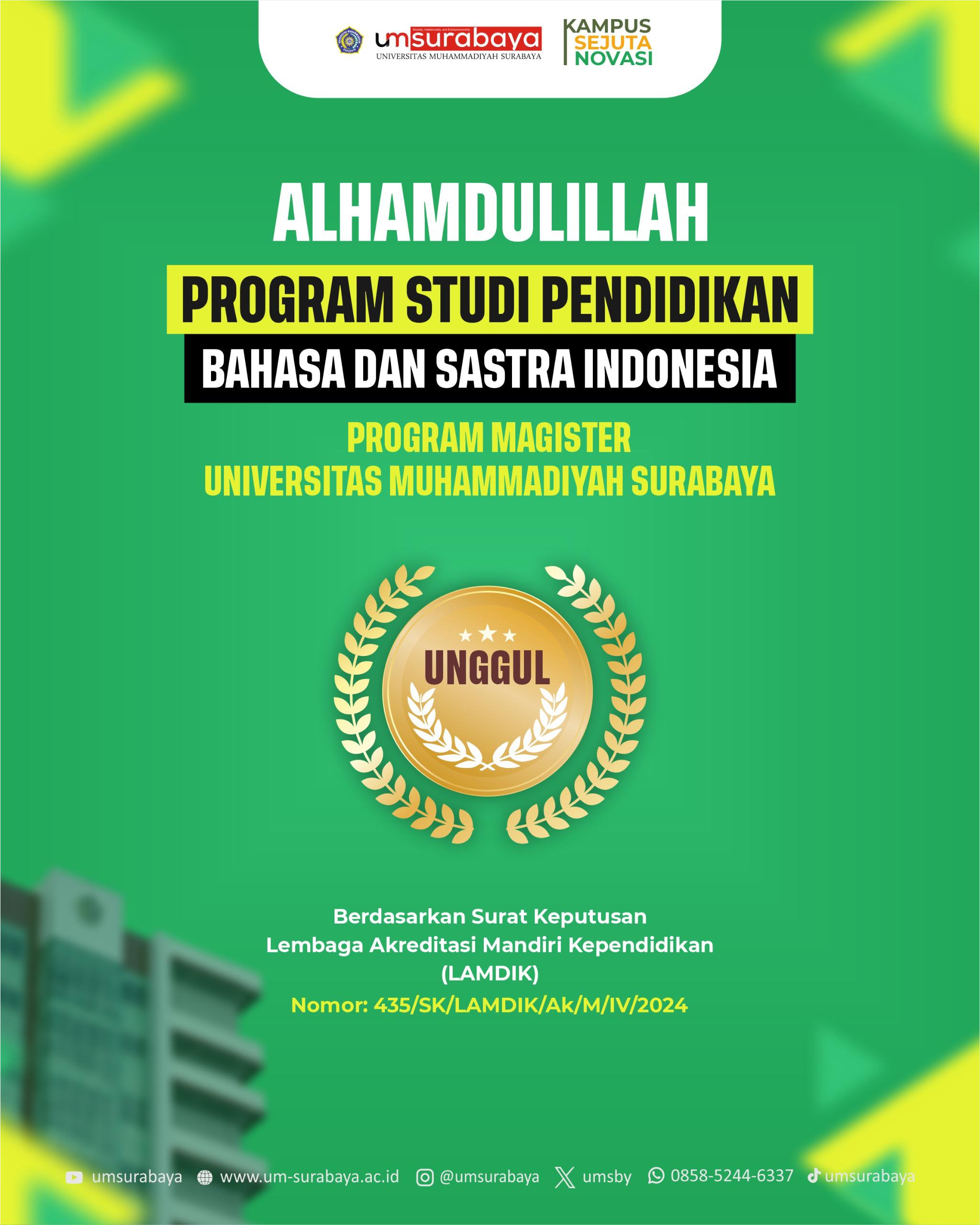 Program Pascasarjana | UMSurabaya